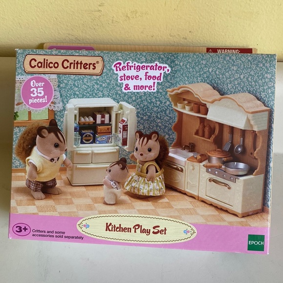 calico critters | Toys | Calico Critters Refrigerator Stovefood Note ...
